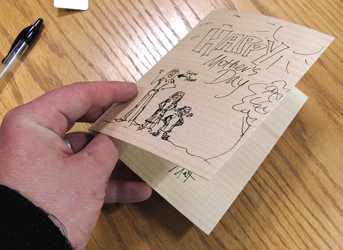 Make a Wooden Greeting Card - FineWoodworking