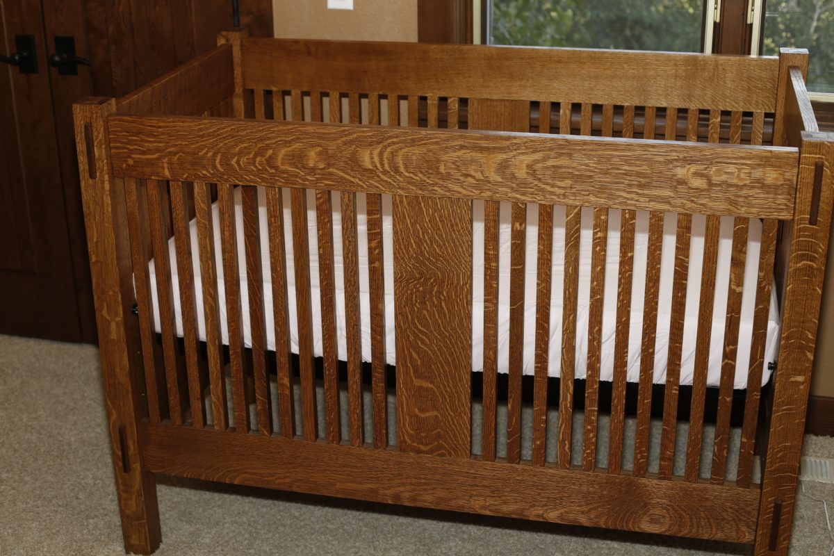 Arts & Crafts Stickley inspired Crib - FineWoodworking