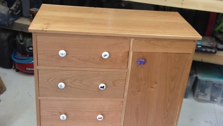 Baby Changing Table- Cherry - FineWoodworking