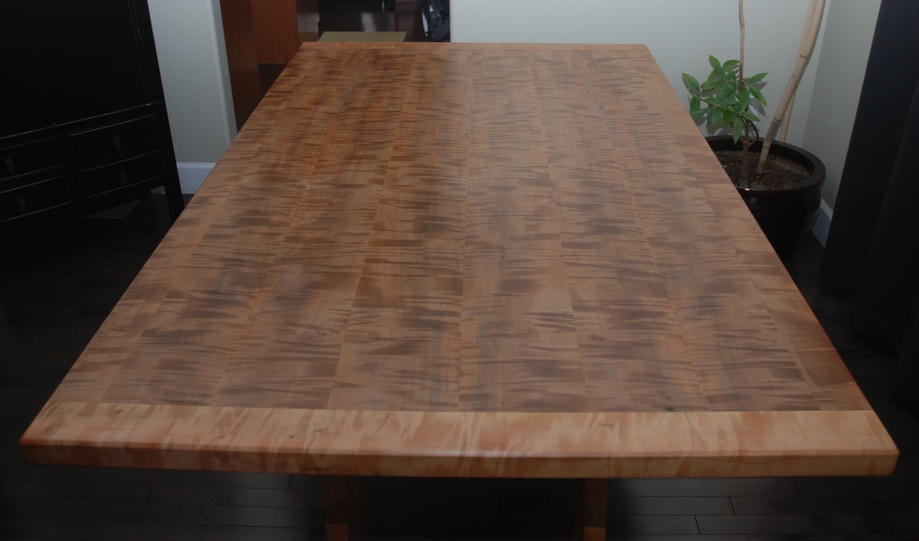 Curly Madrone (Arbutus) Dining Table - FineWoodworking