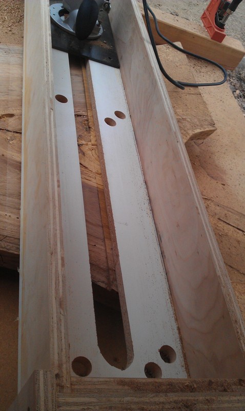 Offerman's slab flattening jig - FineWoodworking