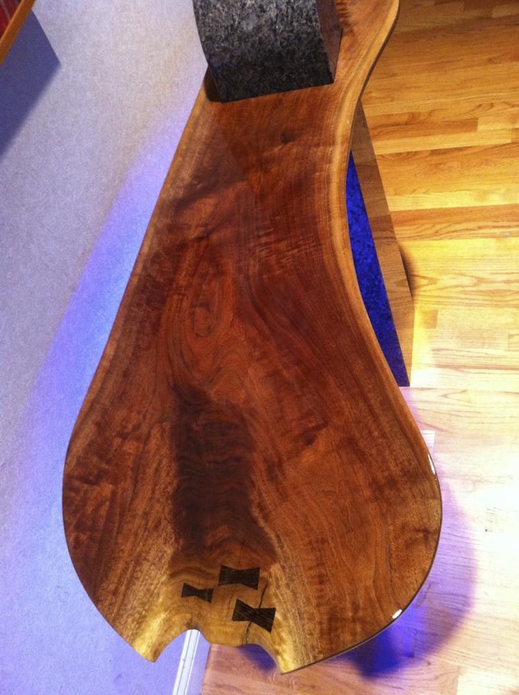 Rock table for hallway - FineWoodworking