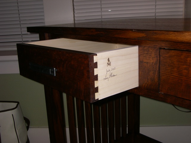 Mission Style desk - FineWoodworking
