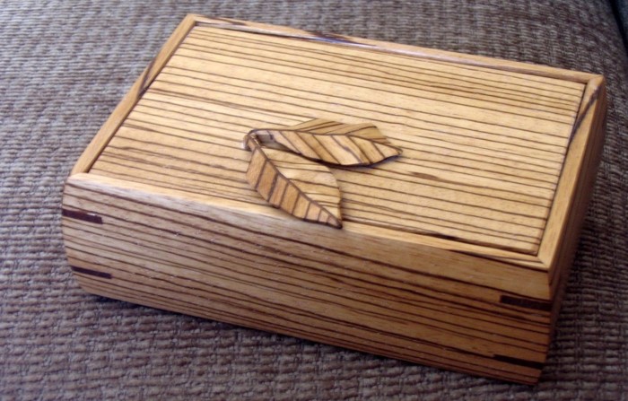 Zebra wood box - FineWoodworking