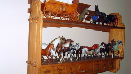 Display shelf for Breyer Horse collection - FineWoodworking