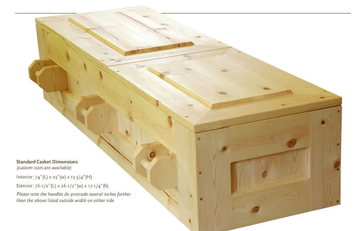 Natural Casket for "Green Burial" - FineWoodworking