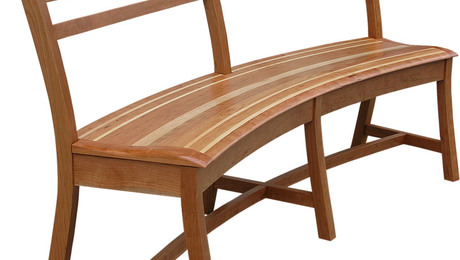 Cherry & Maple Bench - FineWoodworking