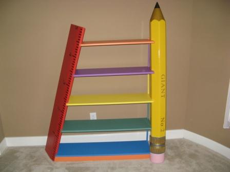Giant No 2 Pencil Bookcase - FineWoodworking