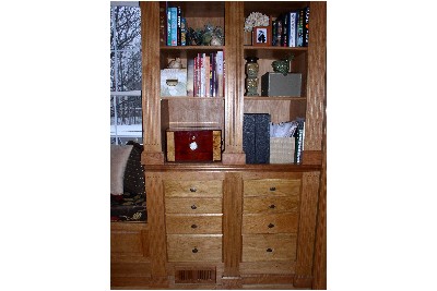 Cherry Coffered Ceiling Library - FineWoodworking