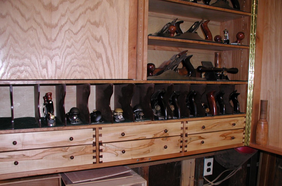 Wall mounted hand tool cabinet - FineWoodworking