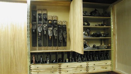 Wall mounted hand tool cabinet - FineWoodworking