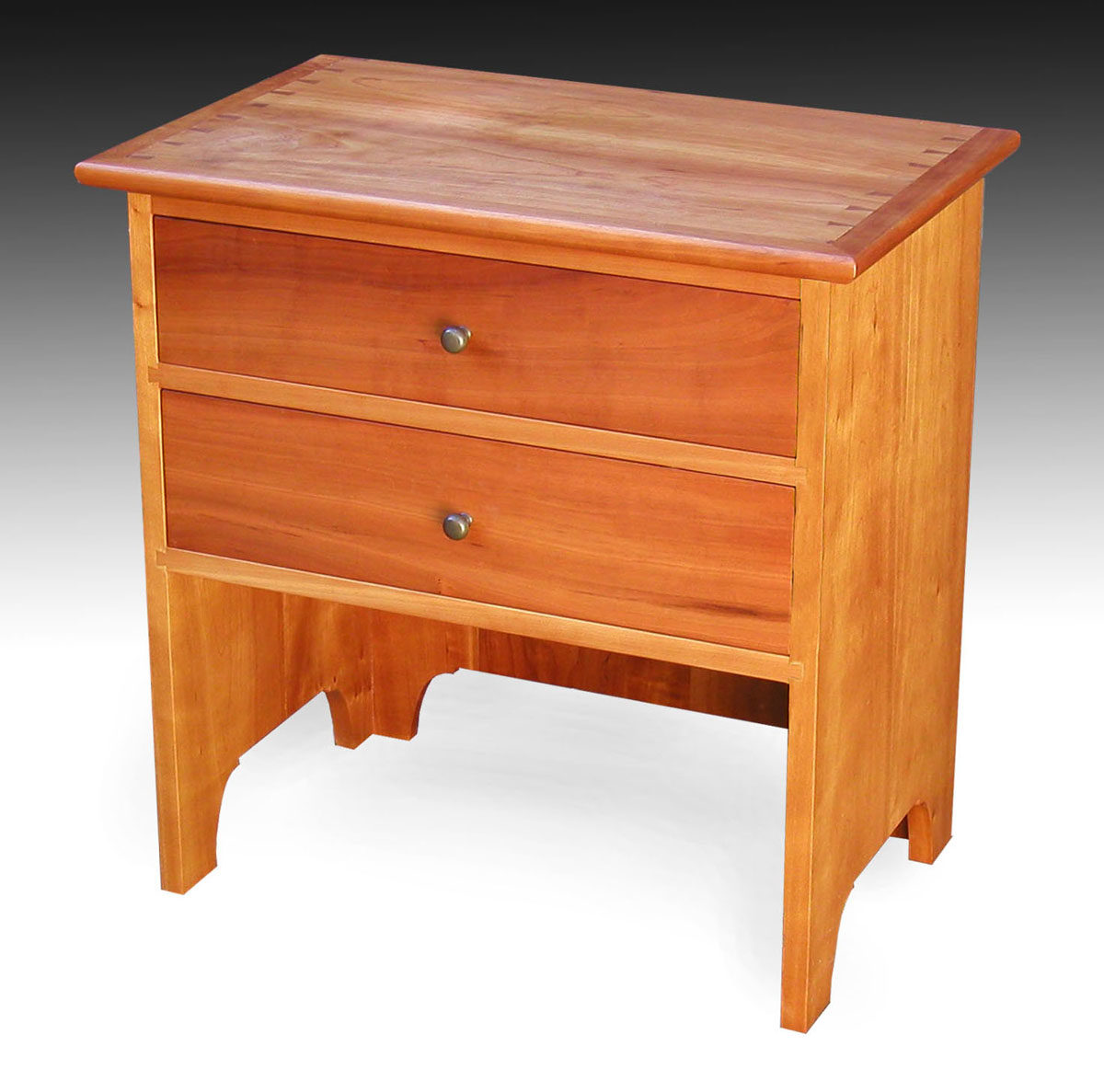 Shaker two-drawer chest, cherry - FineWoodworking