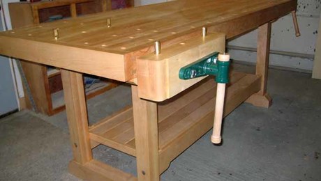 Hard Maple Tradtional Workbench - FineWoodworking