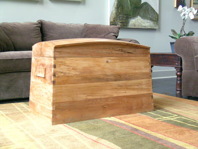 Spalted Maple chest with coopered lid - FineWoodworking