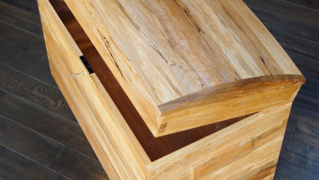 Spalted Maple chest with coopered lid - FineWoodworking