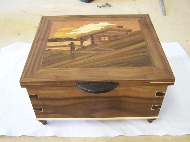 Cabin sunset box - FineWoodworking