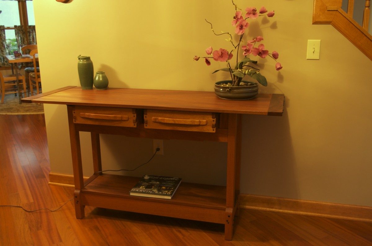 Gamble House entry table - FineWoodworking