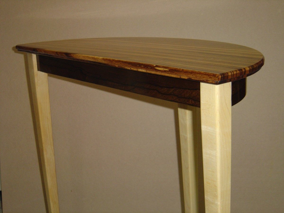 Wife's Demilune Table - FineWoodworking