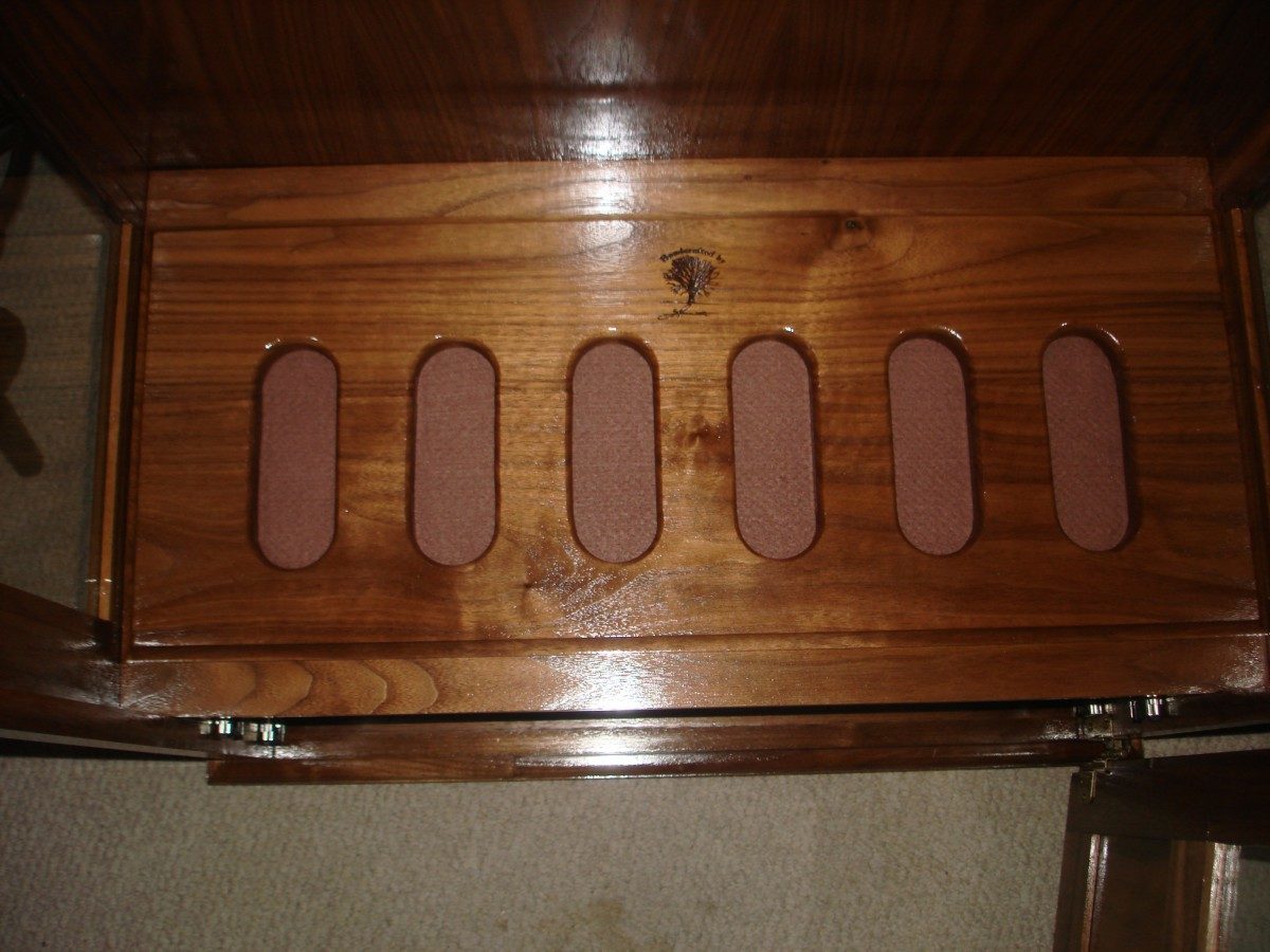 Soild Walnut gun case - FineWoodworking