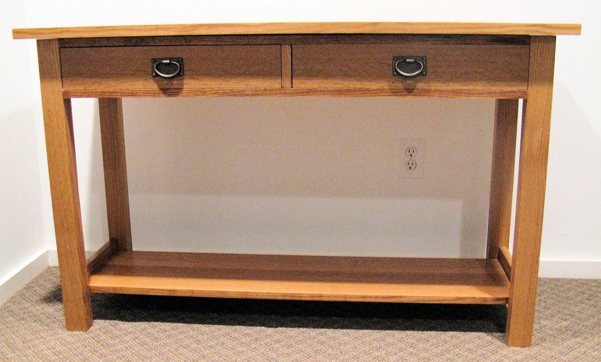 Mission Style Console Table - FineWoodworking