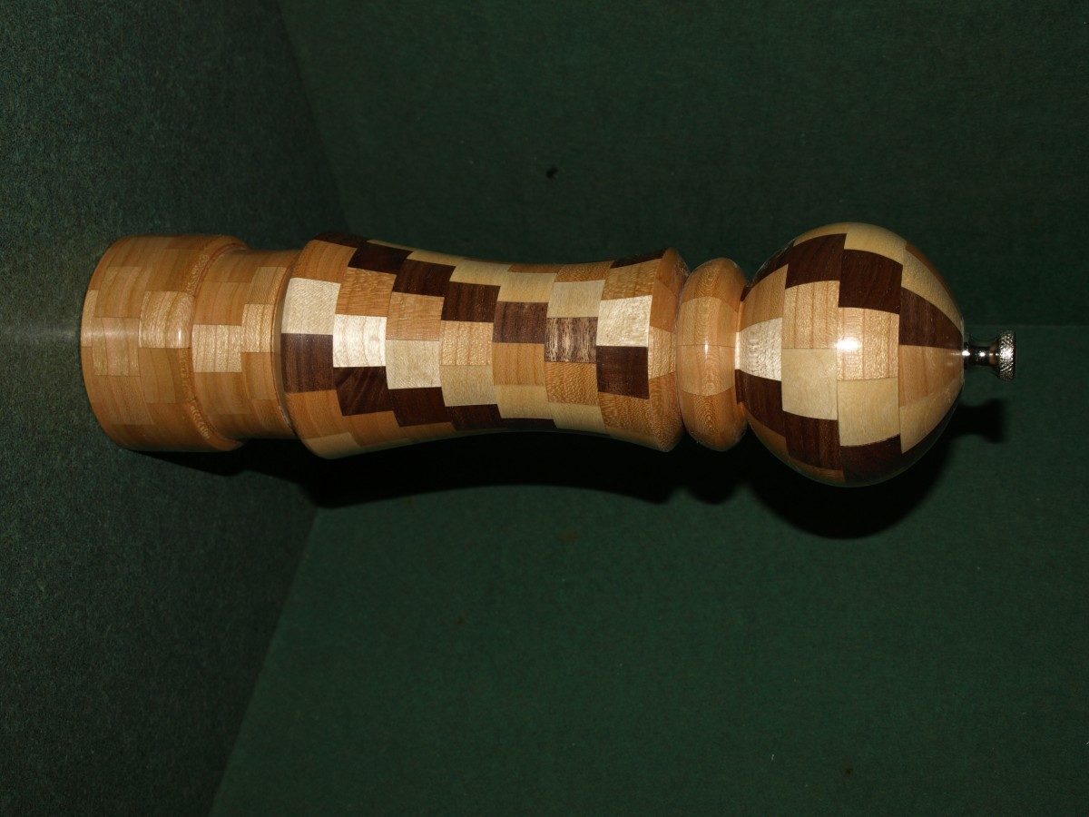 Segmented Pepper Mill - FineWoodworking