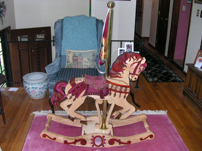 Maximus the carousel rocking horse - FineWoodworking