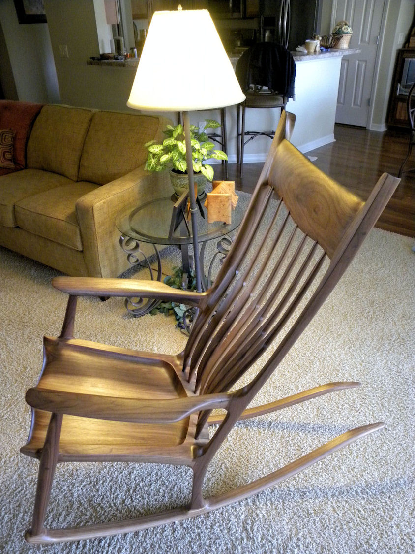 Sam Maloof Rocker - FineWoodworking