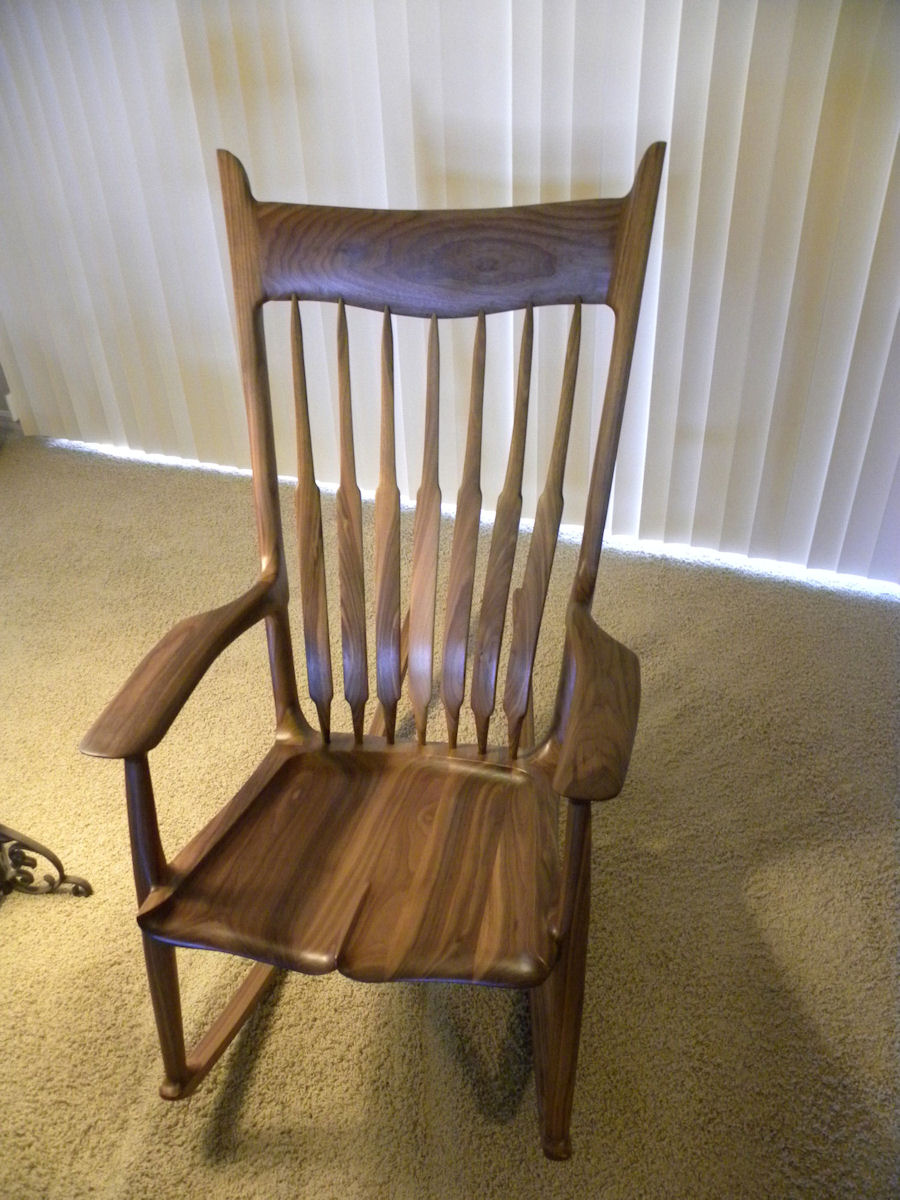 Sam Maloof Rocker - FineWoodworking