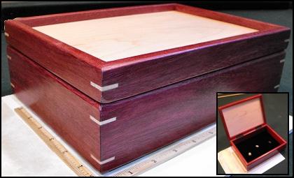 Purpleheart and Maple Box - FineWoodworking