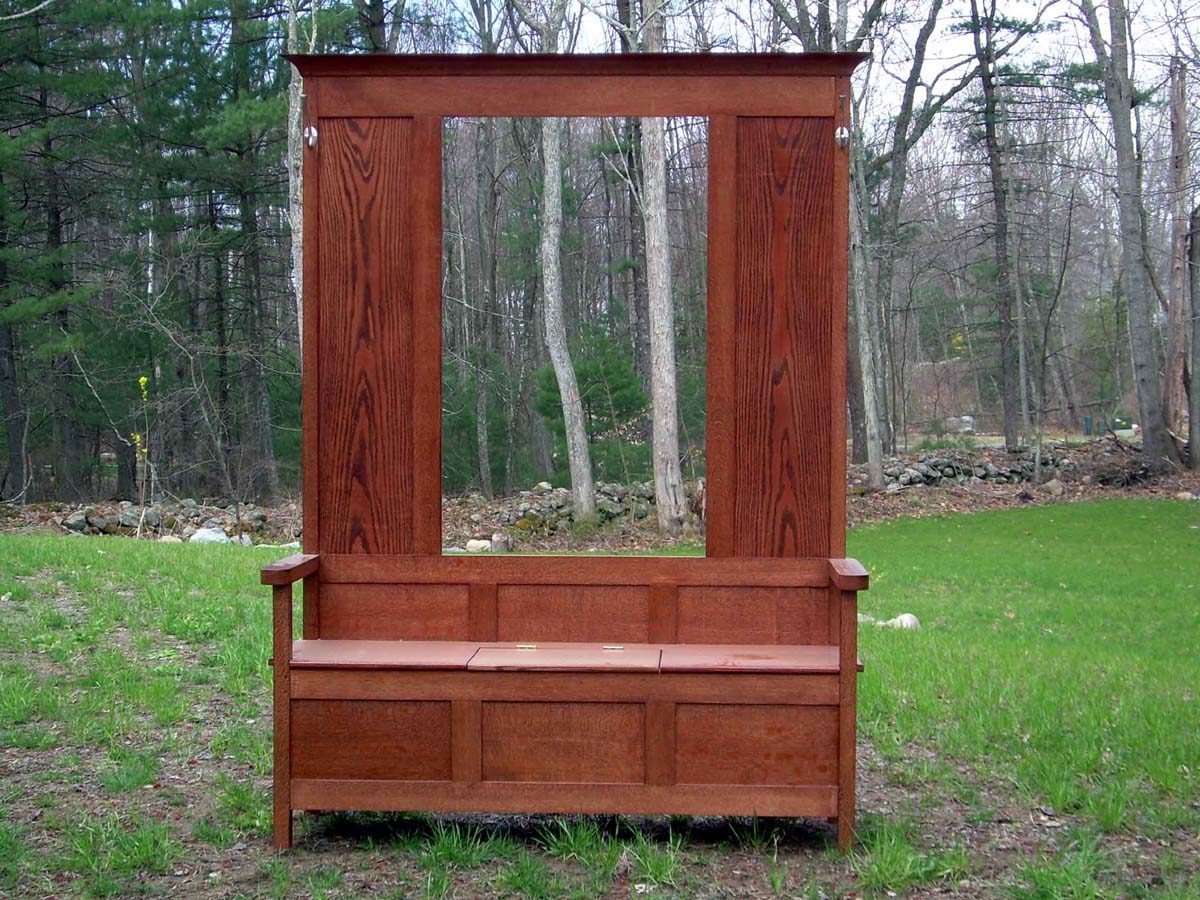 Shaker Style Hall Tree - FineWoodworking