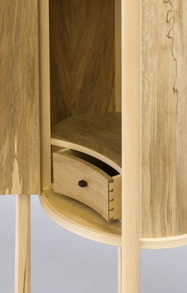 Tall Oval Cabinet - FineWoodworking