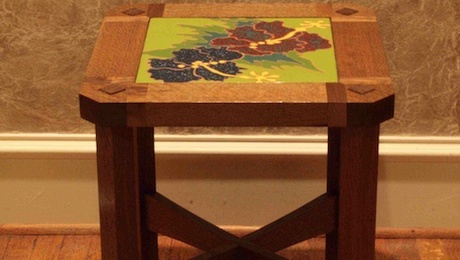 Tile Top Arts and Craft Style Table - FineWoodworking