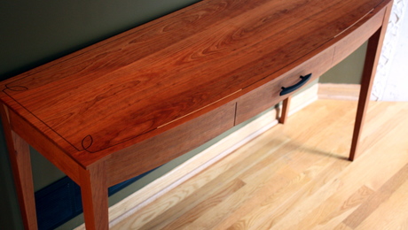Bow front hall table - FineWoodworking