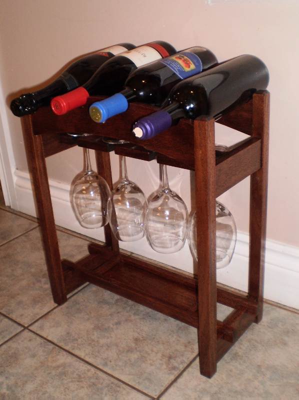 Mahogany wine rack - FineWoodworking