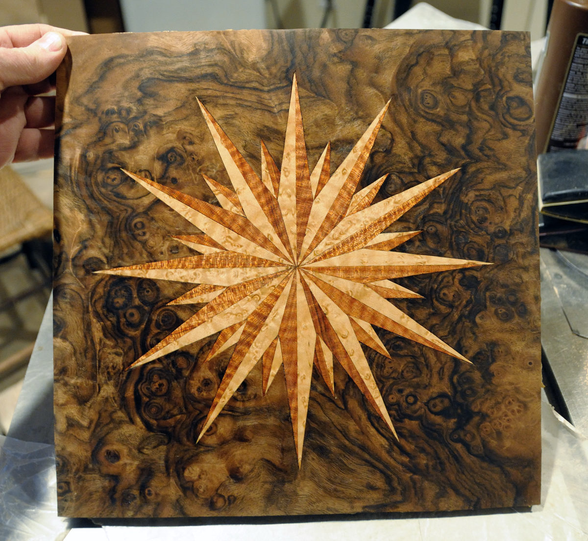 Marquetry Clock - FineWoodworking