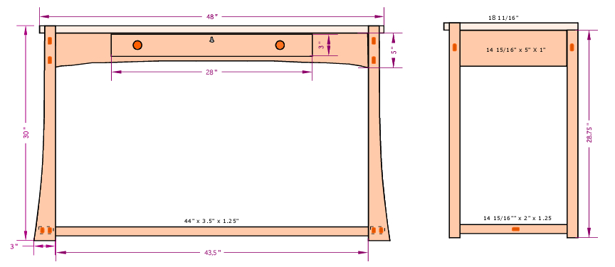 Student Desk - FineWoodworking