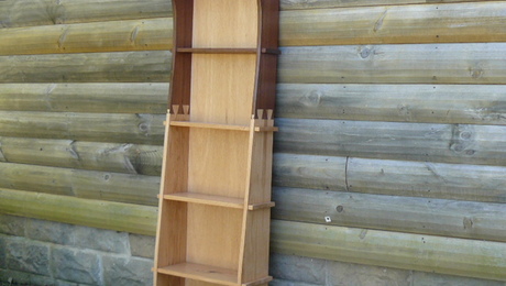 Oak and Walnut Book Shelf - FineWoodworking