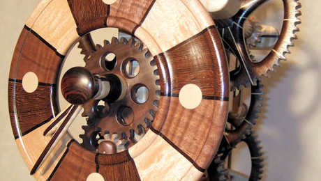 M7 'Brown Sugar' Clock - FineWoodworking