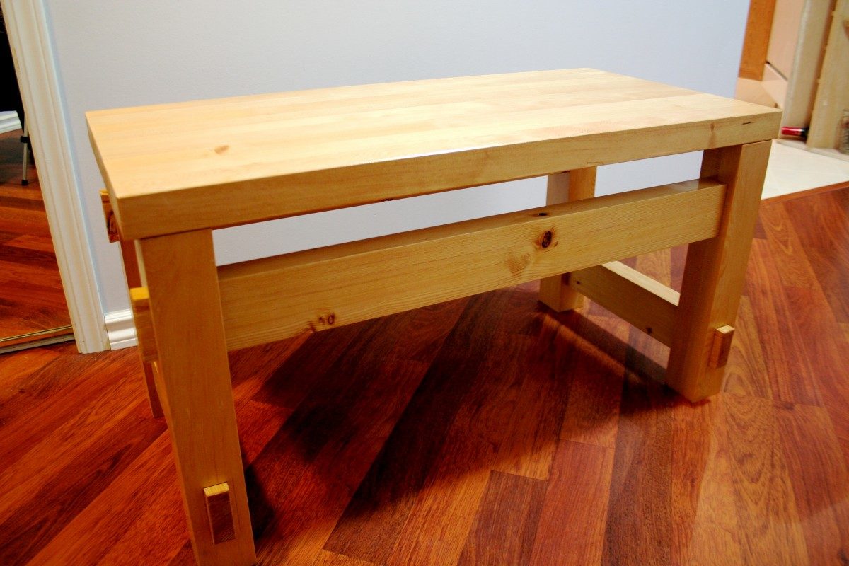 Fir Bench, Canadian Eh! - FineWoodworking
