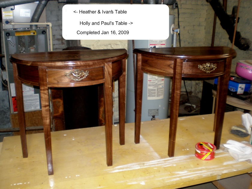 Demilune Tables - FineWoodworking