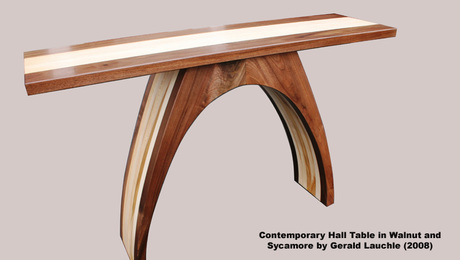 Contemporary Hall Table - FineWoodworking