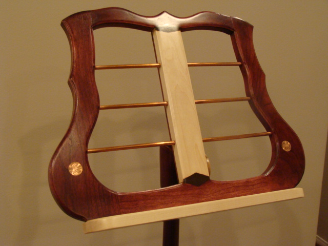 custom music stand - FineWoodworking