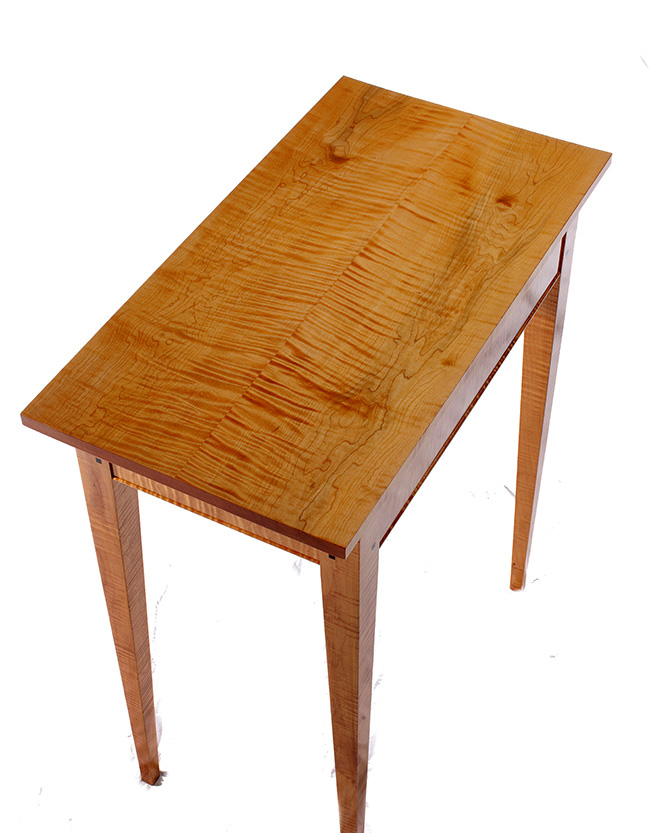 Curly Maple Occasional Table - FineWoodworking