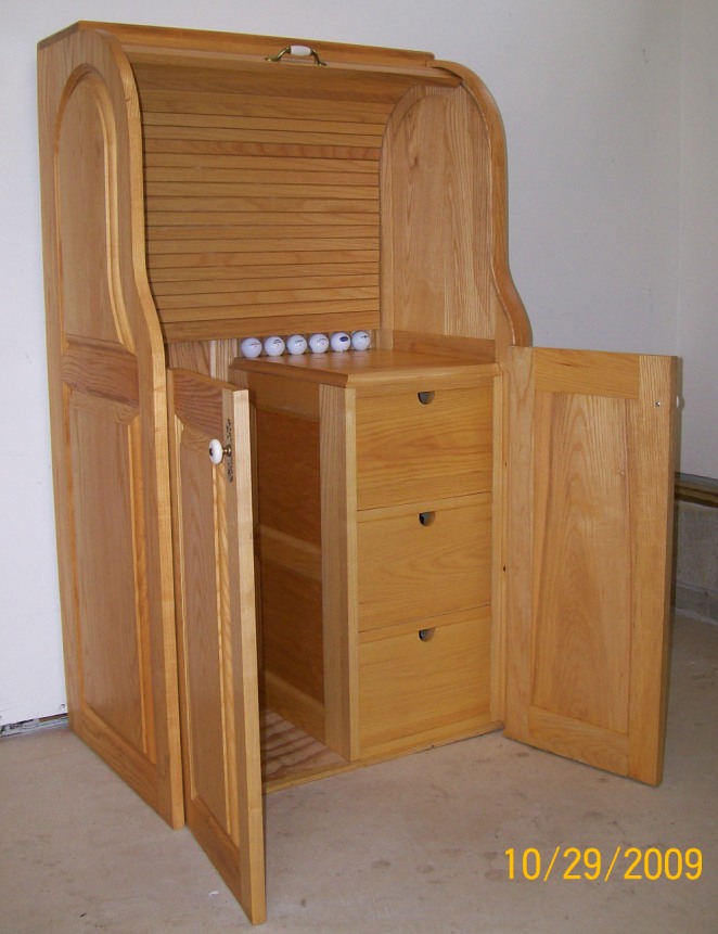 Golf Club & Accessories Cabinet - FineWoodworking