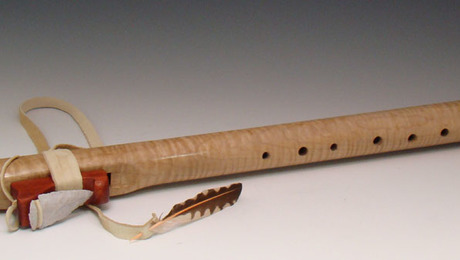 Figured Big Leaf Maple Native American Flute - FineWoodworking