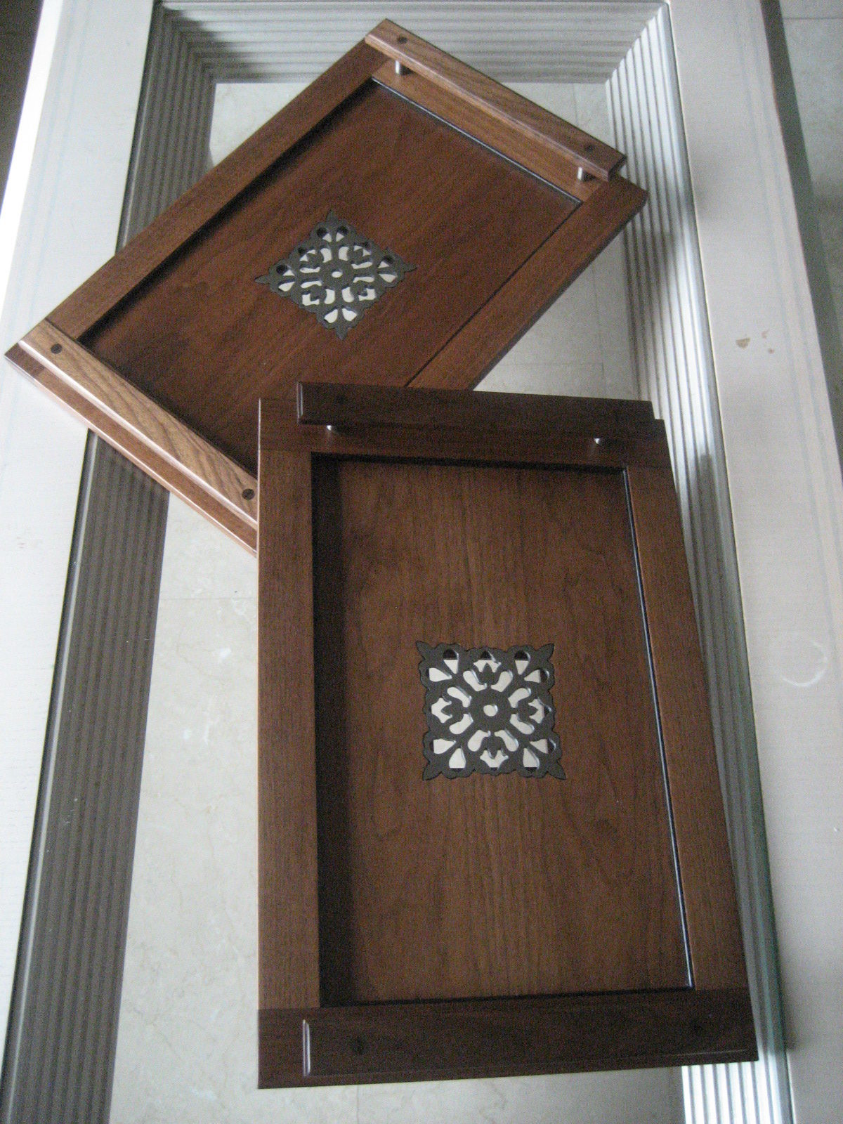 Walnut trays - FineWoodworking