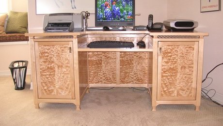 Computer Desk - FineWoodworking
