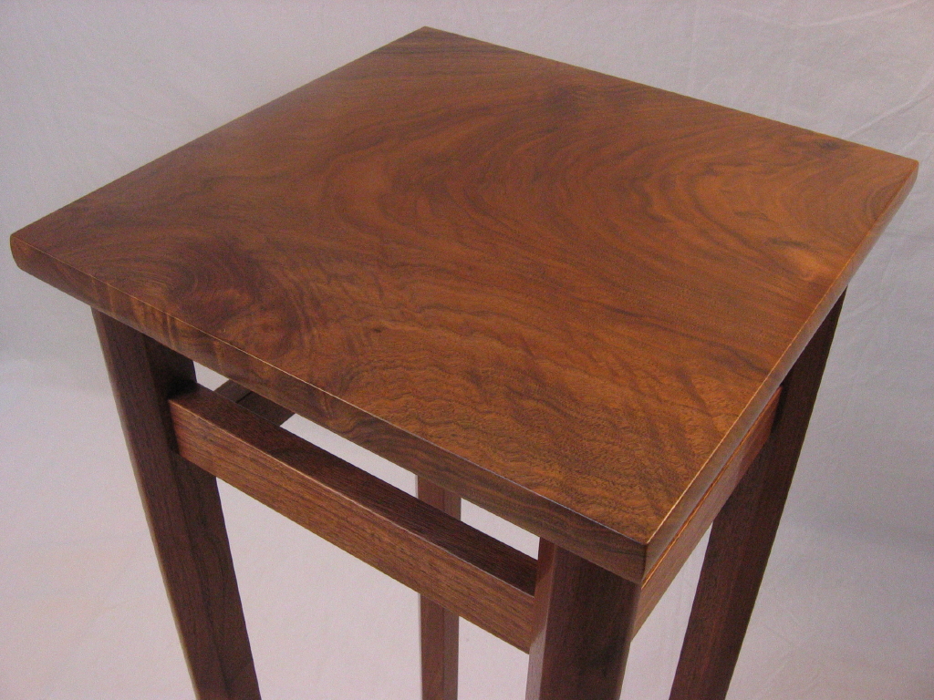 Walnut Tall Stand - FineWoodworking