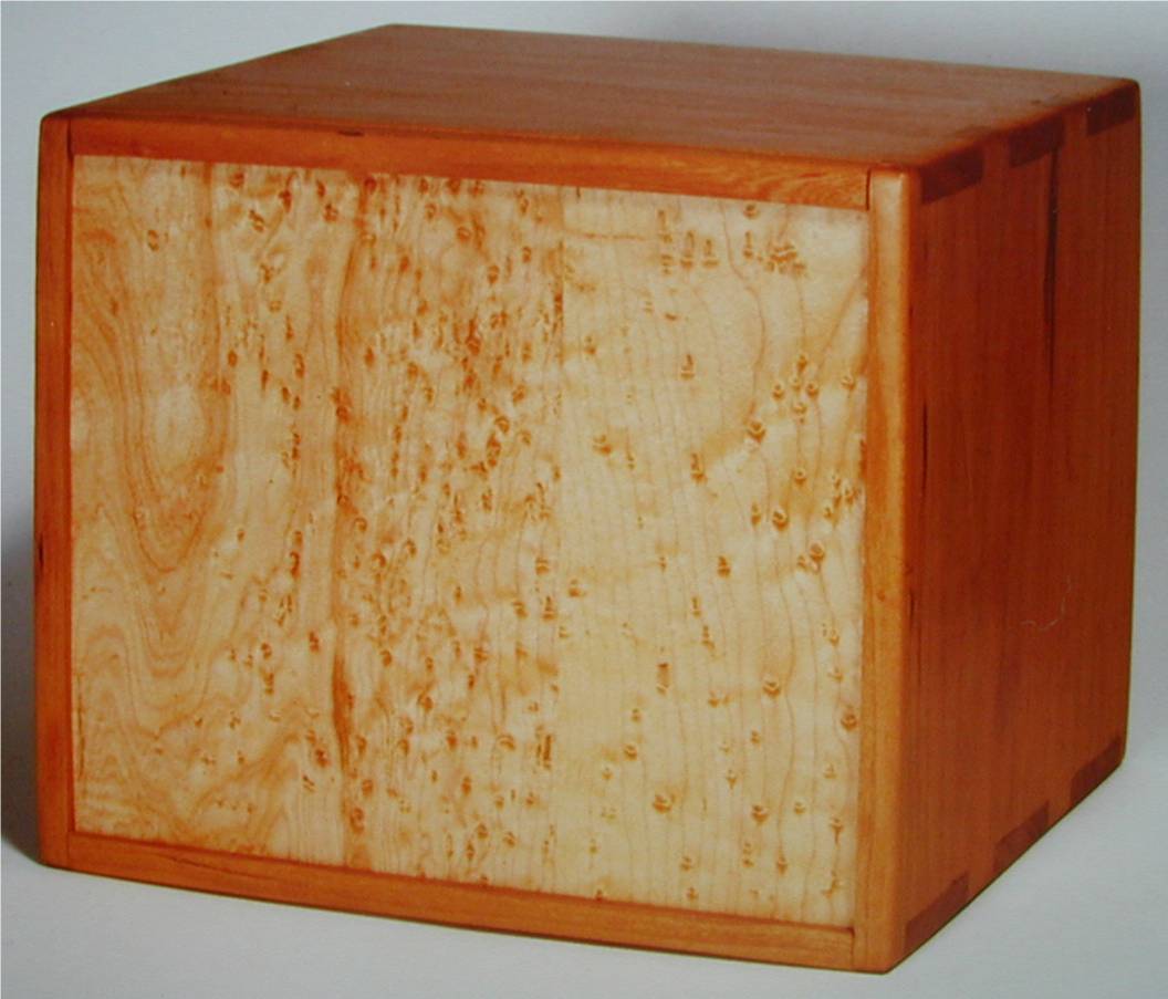 Jewelry Box Cube-Cherry and Bird's Eye Maple - FineWoodworking