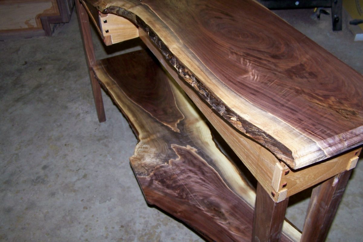 Walnut Hall Table - FineWoodworking